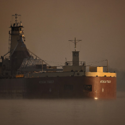 Michigan Trader | Freighter on Canvas