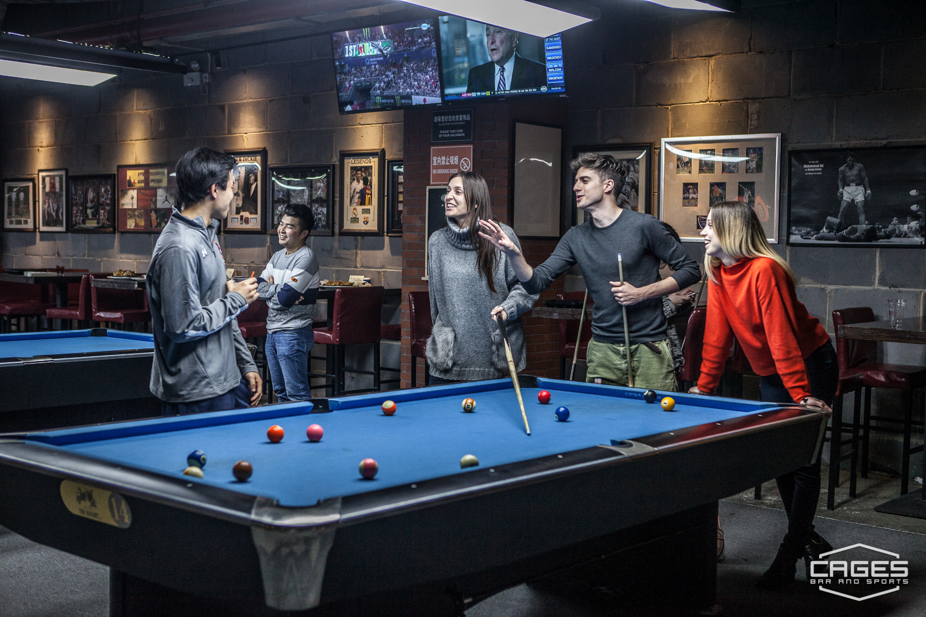 CAGES SPORTS BAR | D and L Consulting |Creative Services