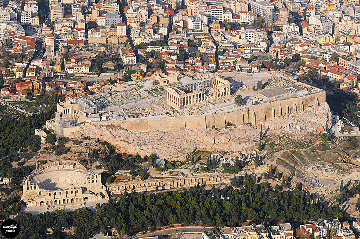 "Athens from Above" | Essential Pixels