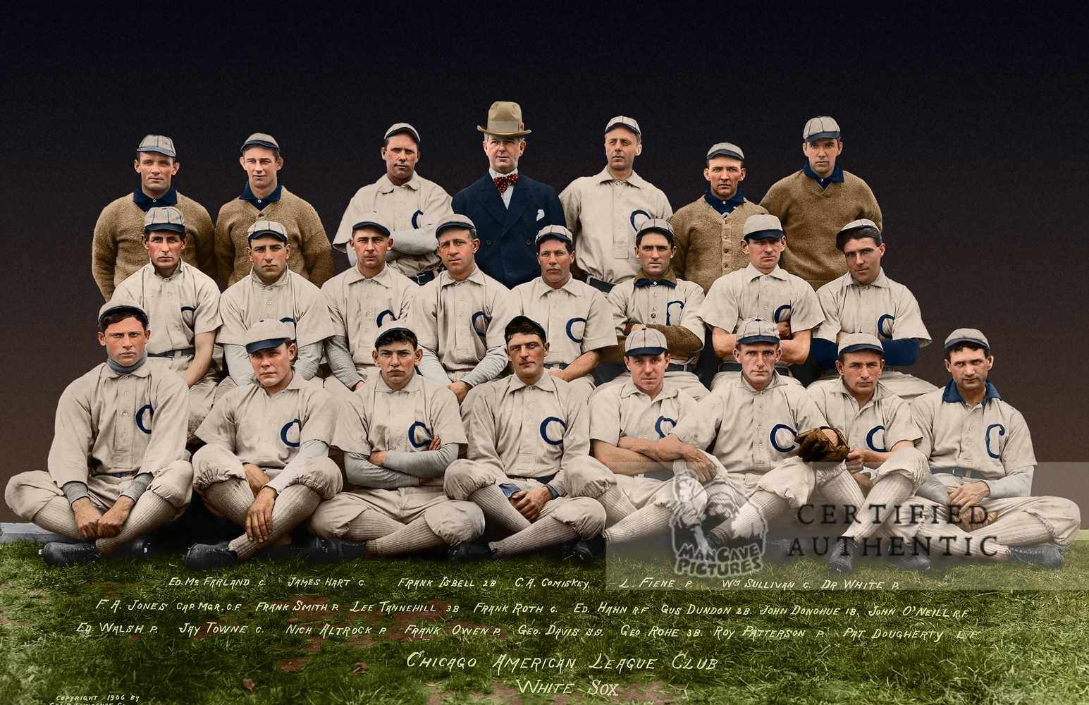 Chicago White Sox - "The Hitless Wonders". World Series Champions (1906)
