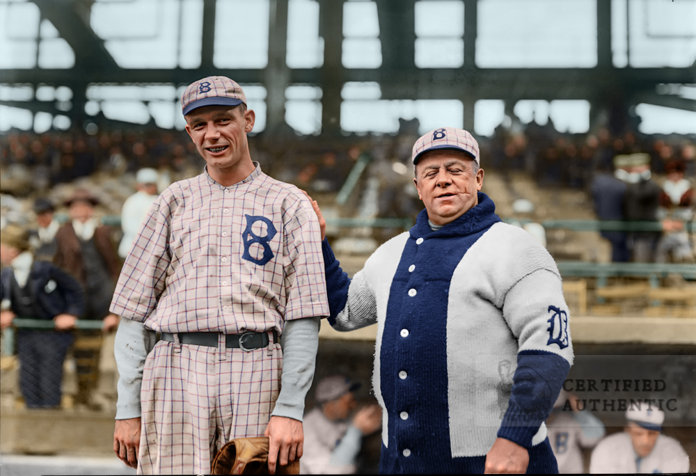 Rube Marquard & Wilbert Robinson - Brooklyn Robins (1916)