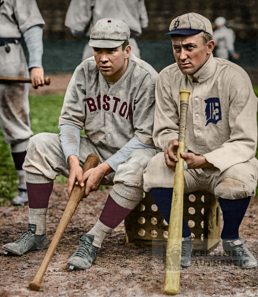 Tris Speaker (Boston Red Sox) & Ty Cobb (Detroit Tigers) (1911)