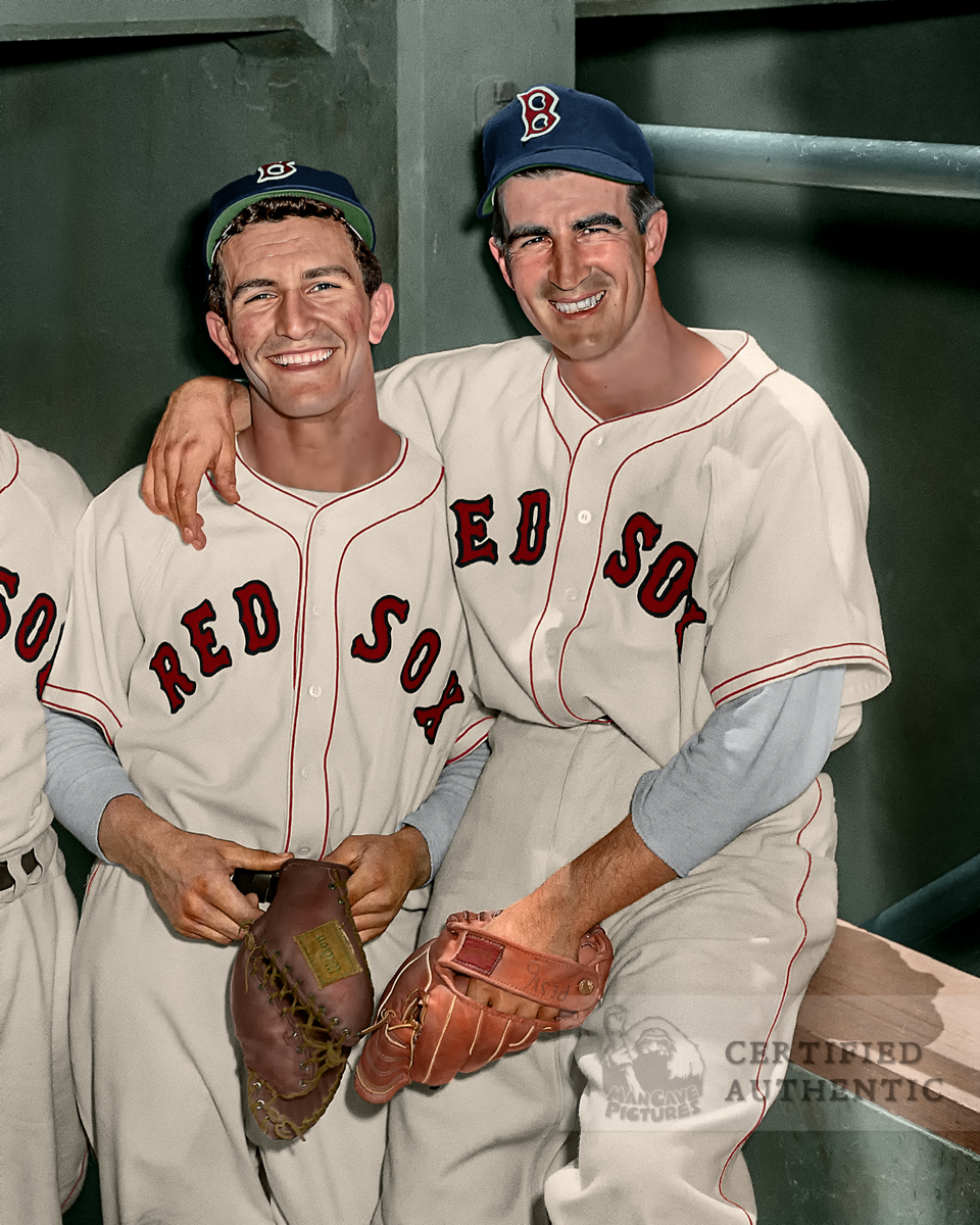 Harry Agganis & Johnny Pesky - Boston Red Sox (1954)