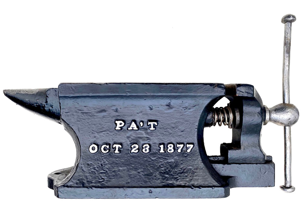 Scarce Antique Charles Parker No. 2 Anvil-Vice