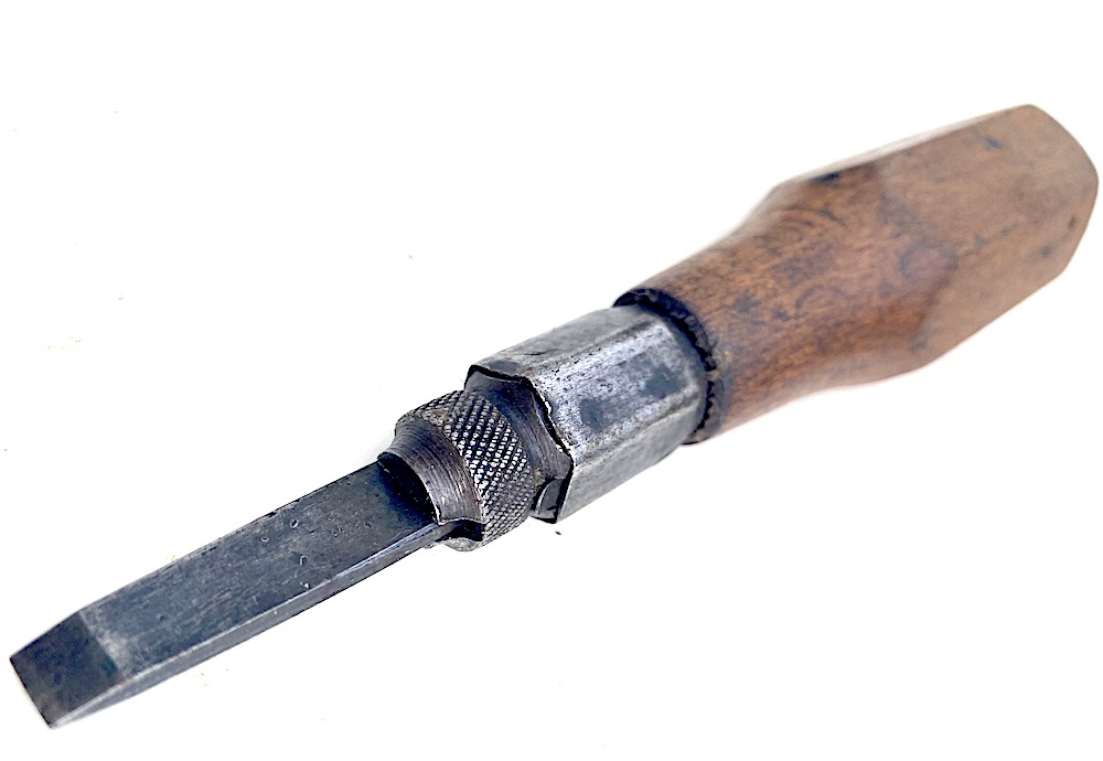 WWII Era German Two-Piece Screwdriver marked D.R.G.M.