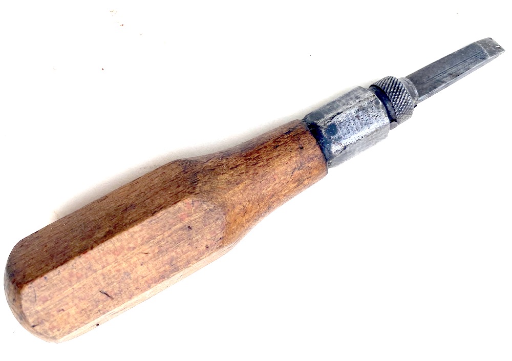 WWII Era German Two-Piece Screwdriver marked D.R.G.M.