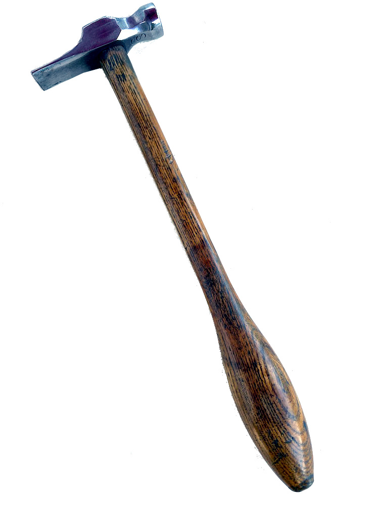 Sorby Lancashire Pattern 000 10" Pin Hammer Oval Ash Handle