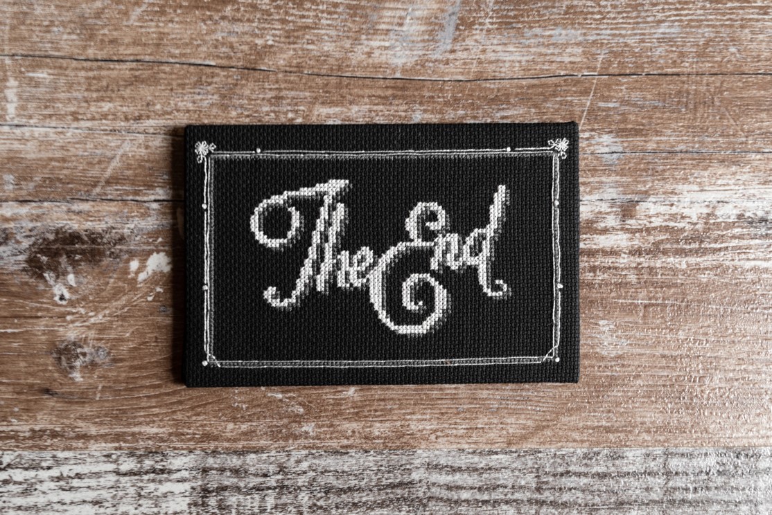 Shop The End Cross Stitch Pattern