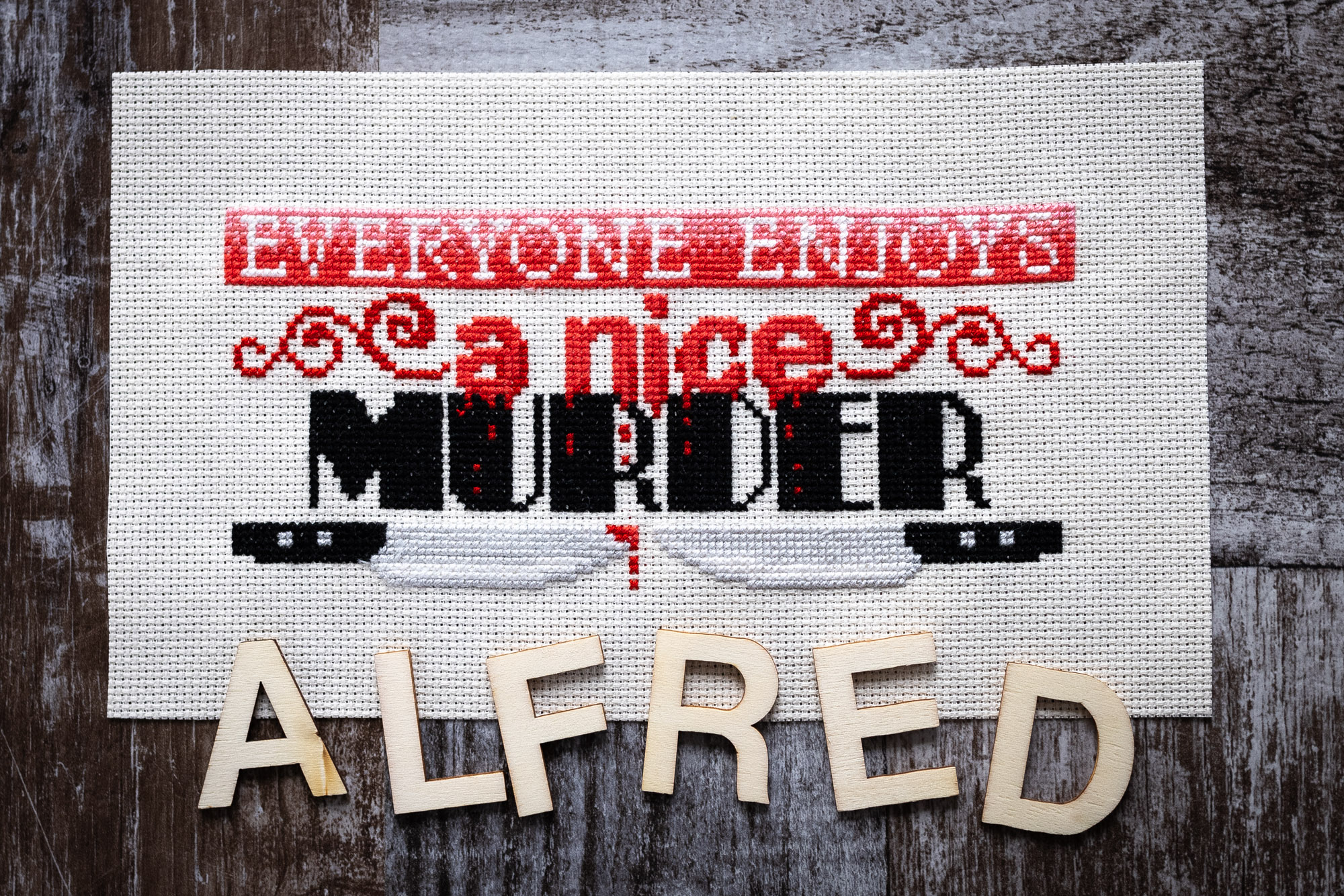 Shop Everyone Enjoys a Nice Murder Cross Stitch Pattern