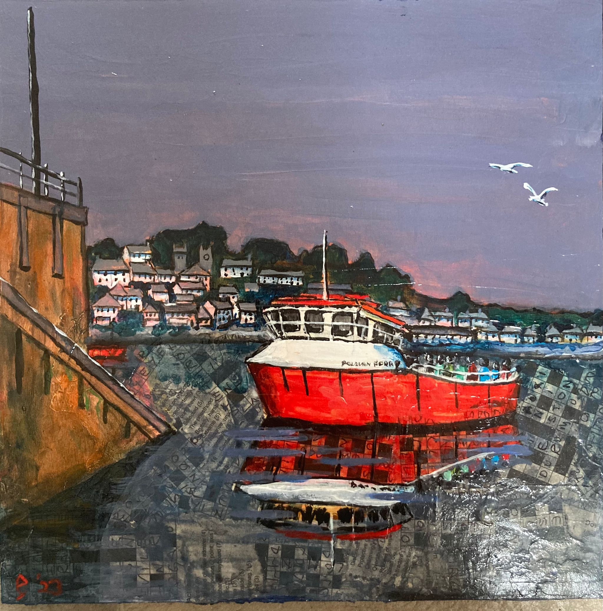 Polruan Ferry on River Fowey