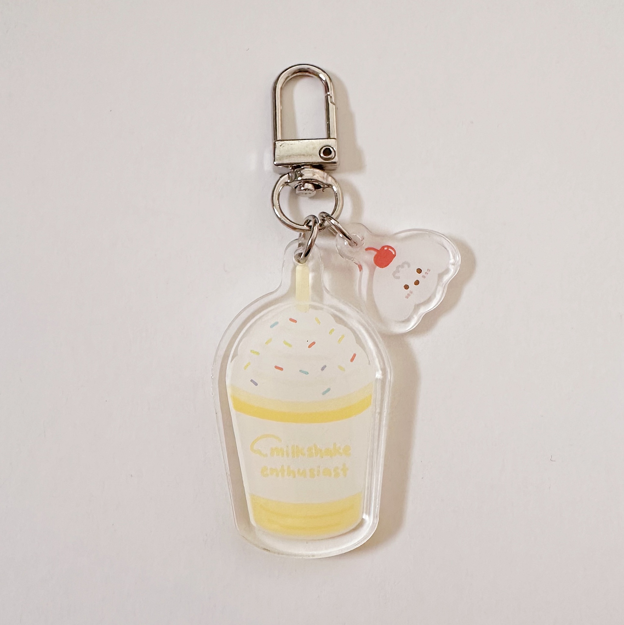 Frosting + Milkshake Combination Acrylic Keychain
