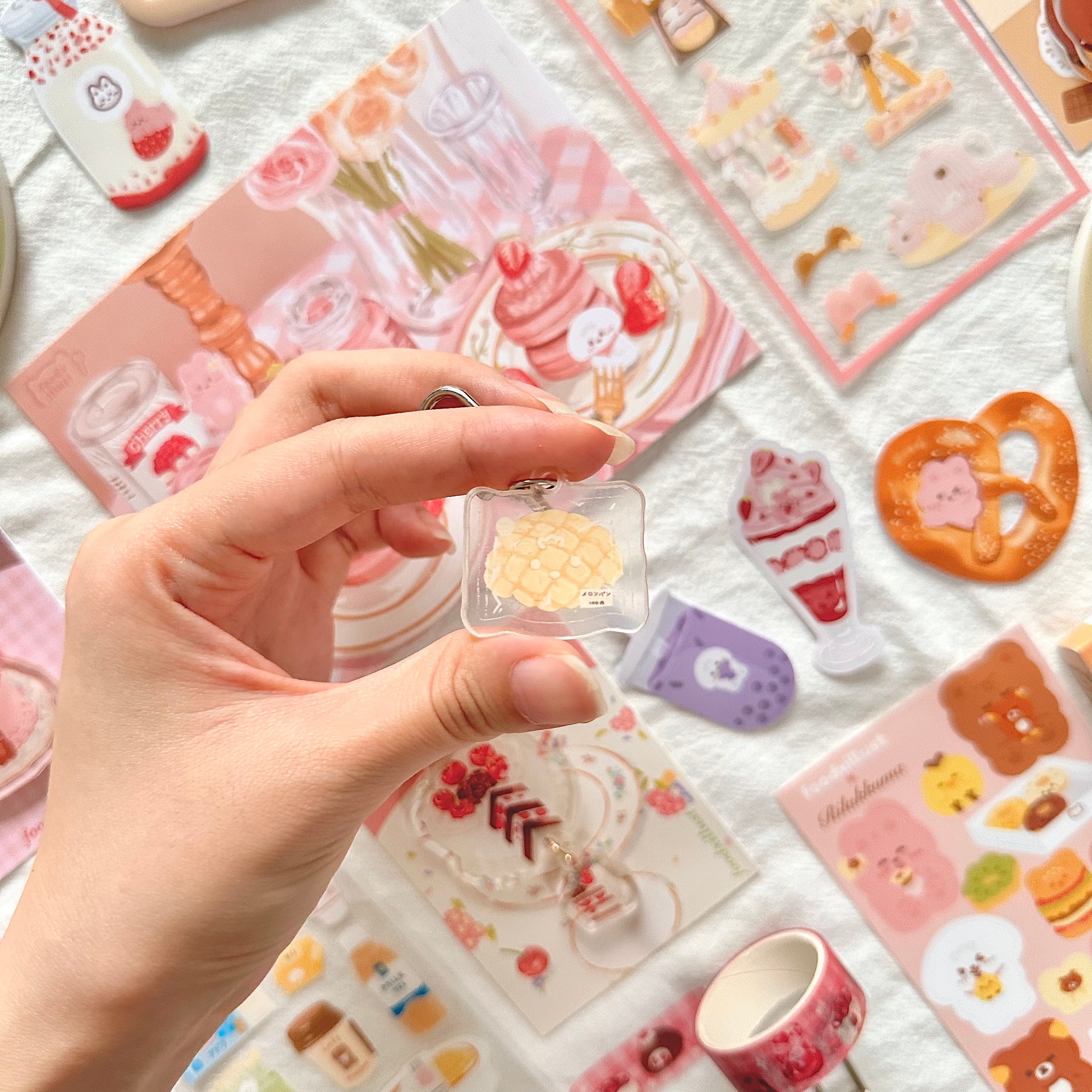 Blind Box Bread Mini Keychain