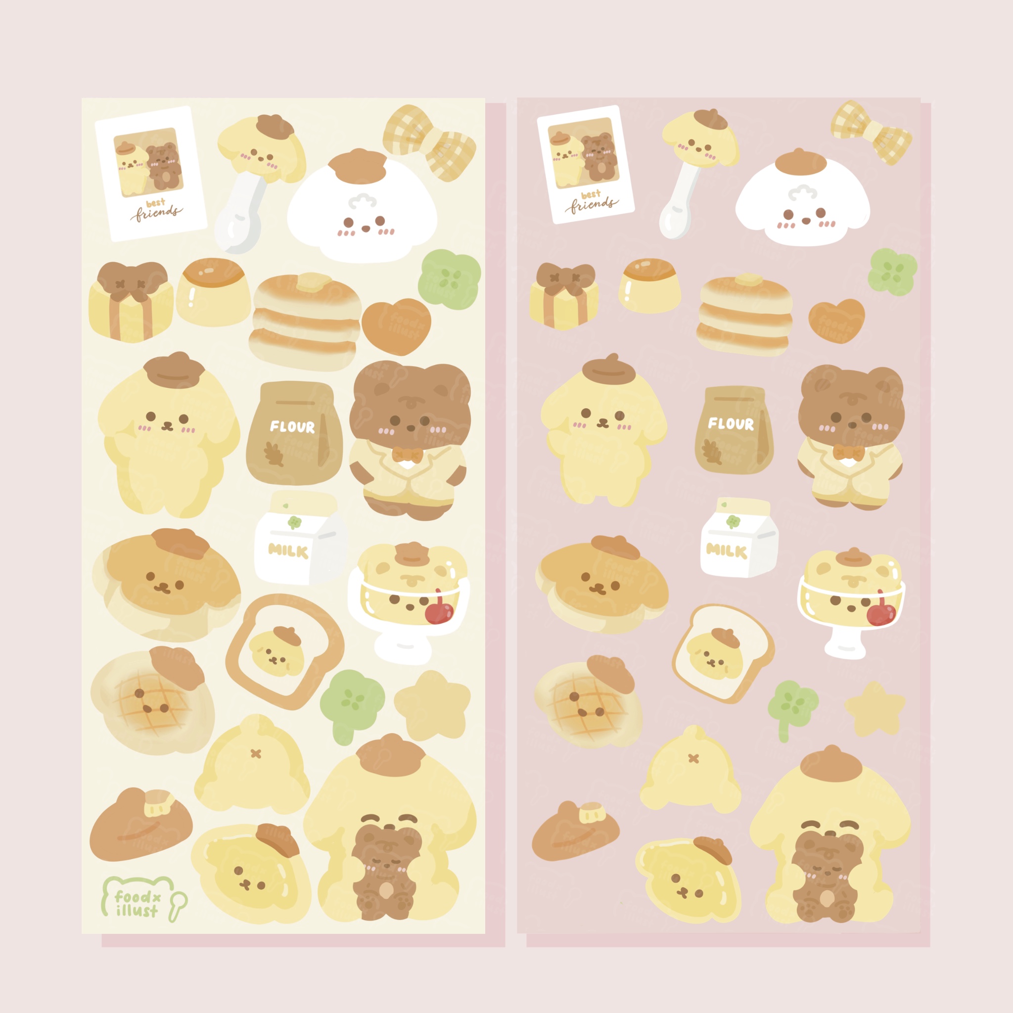 Matte Pompompurin Sticker Sheet