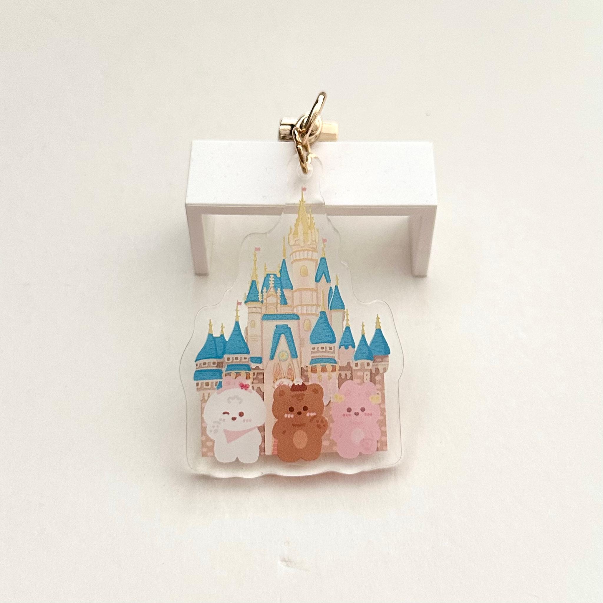 Castle Acrylic Keychain
