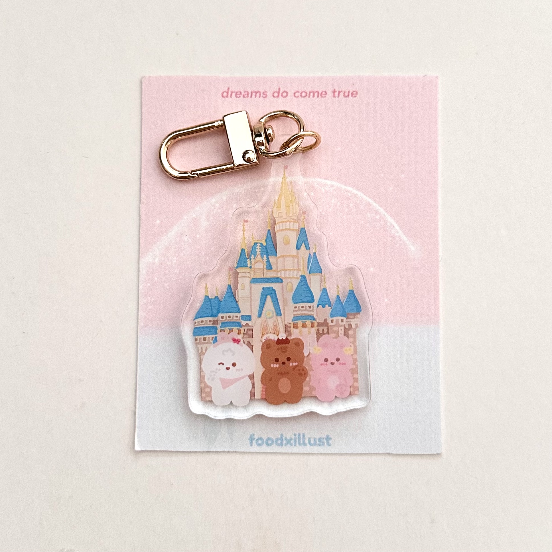 Castle Acrylic Keychain