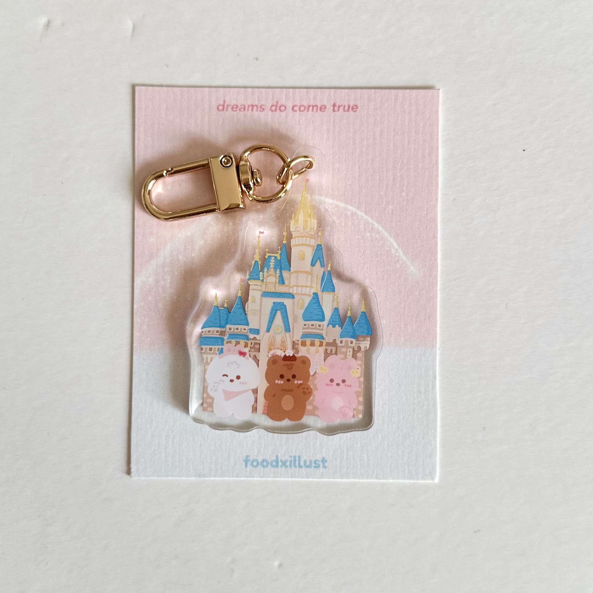 Castle Acrylic Keychain