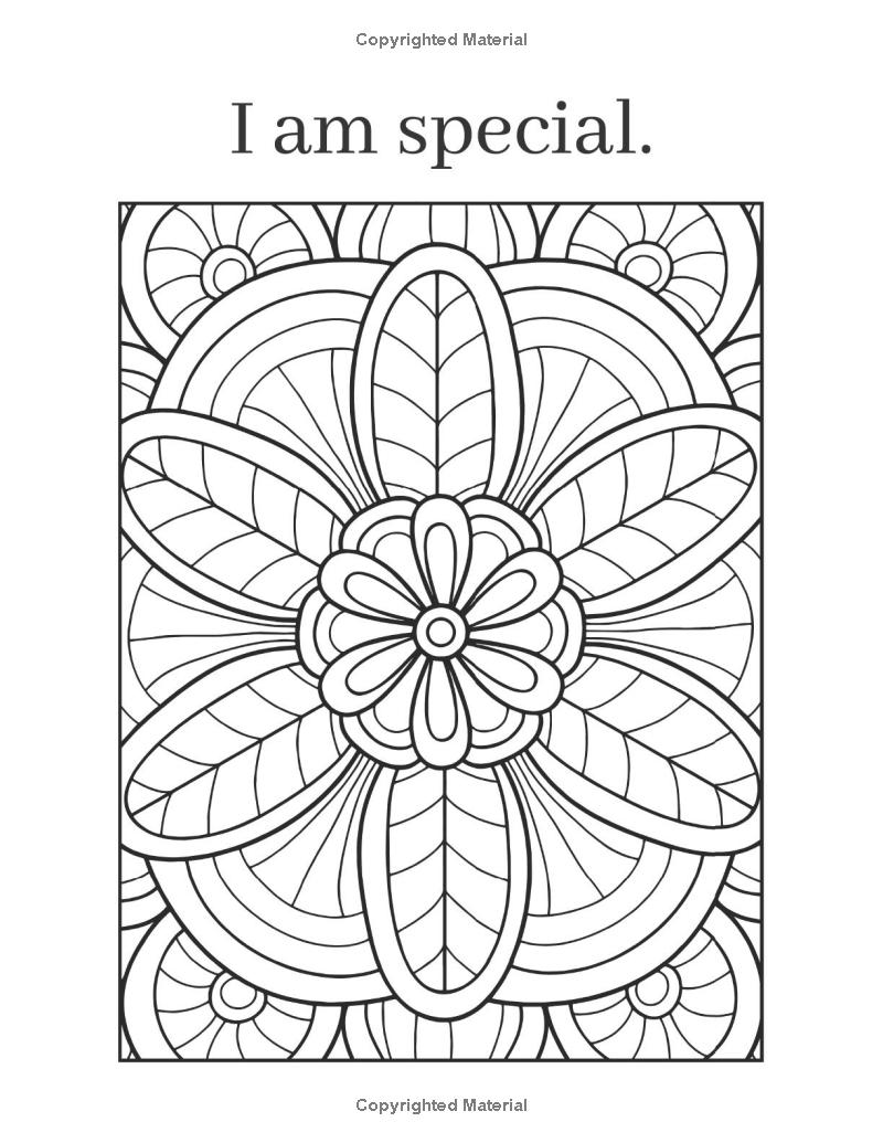 Affirmations Mandala Coloring Book (Digital Download)