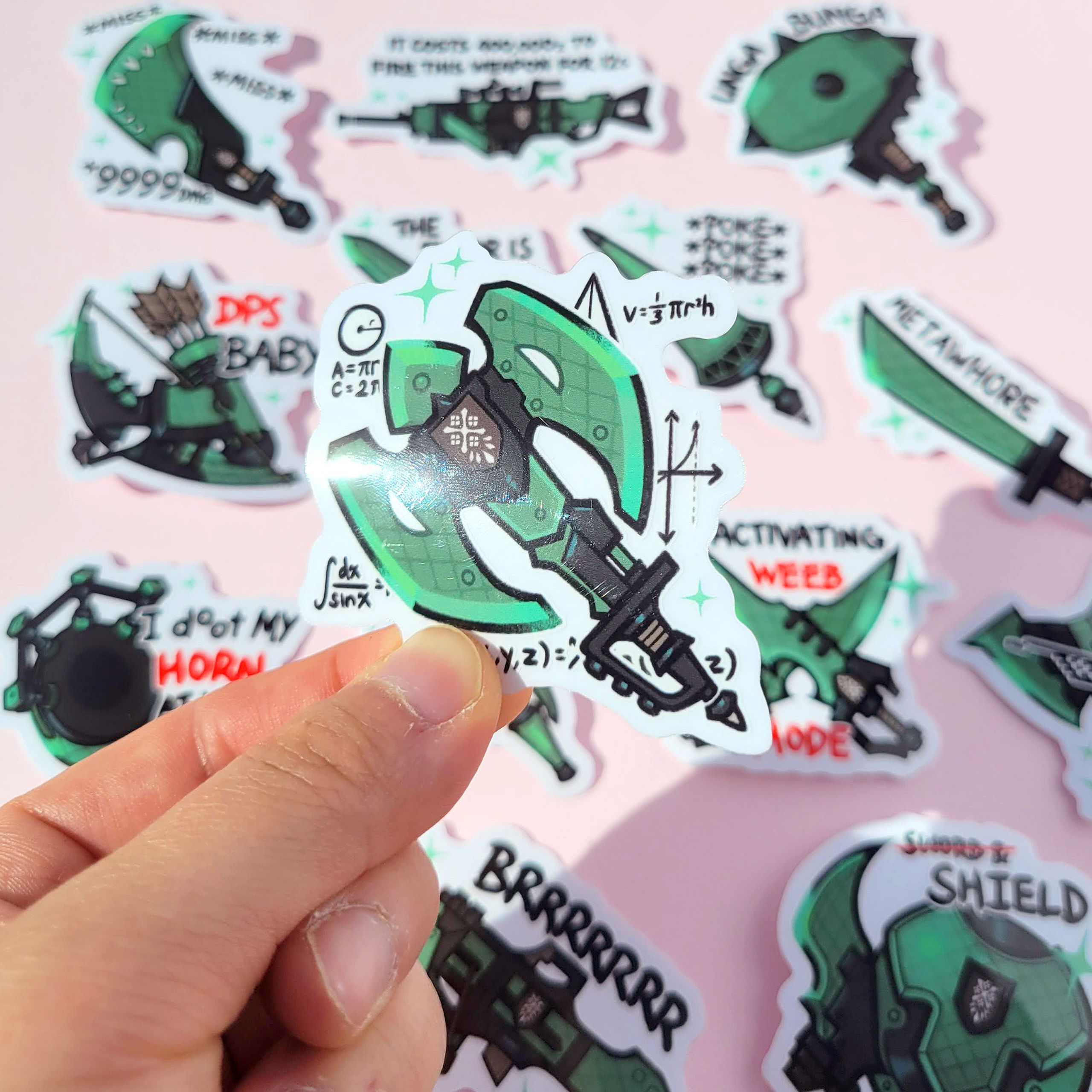 MHR Kamura Defender weapons stickers