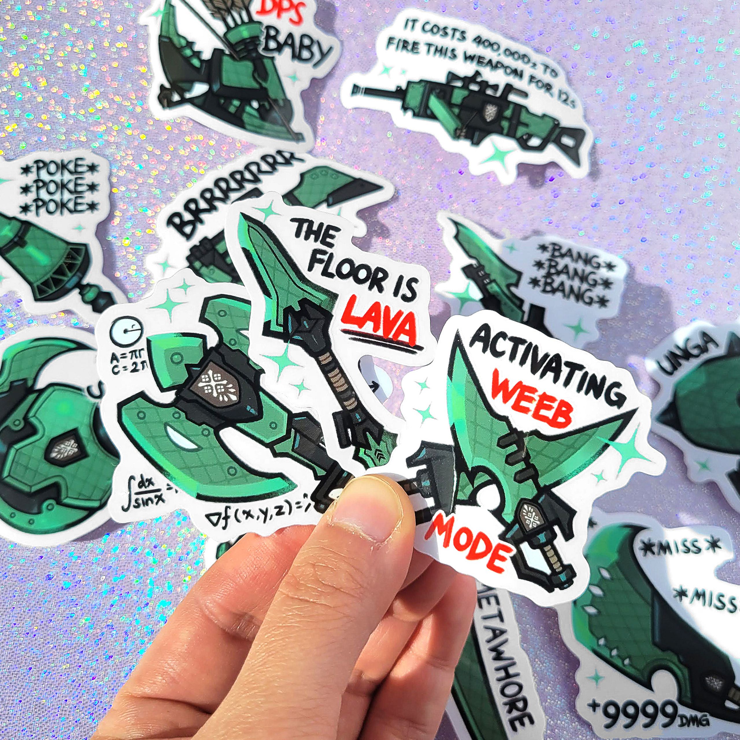 MHR Kamura Defender weapons stickers