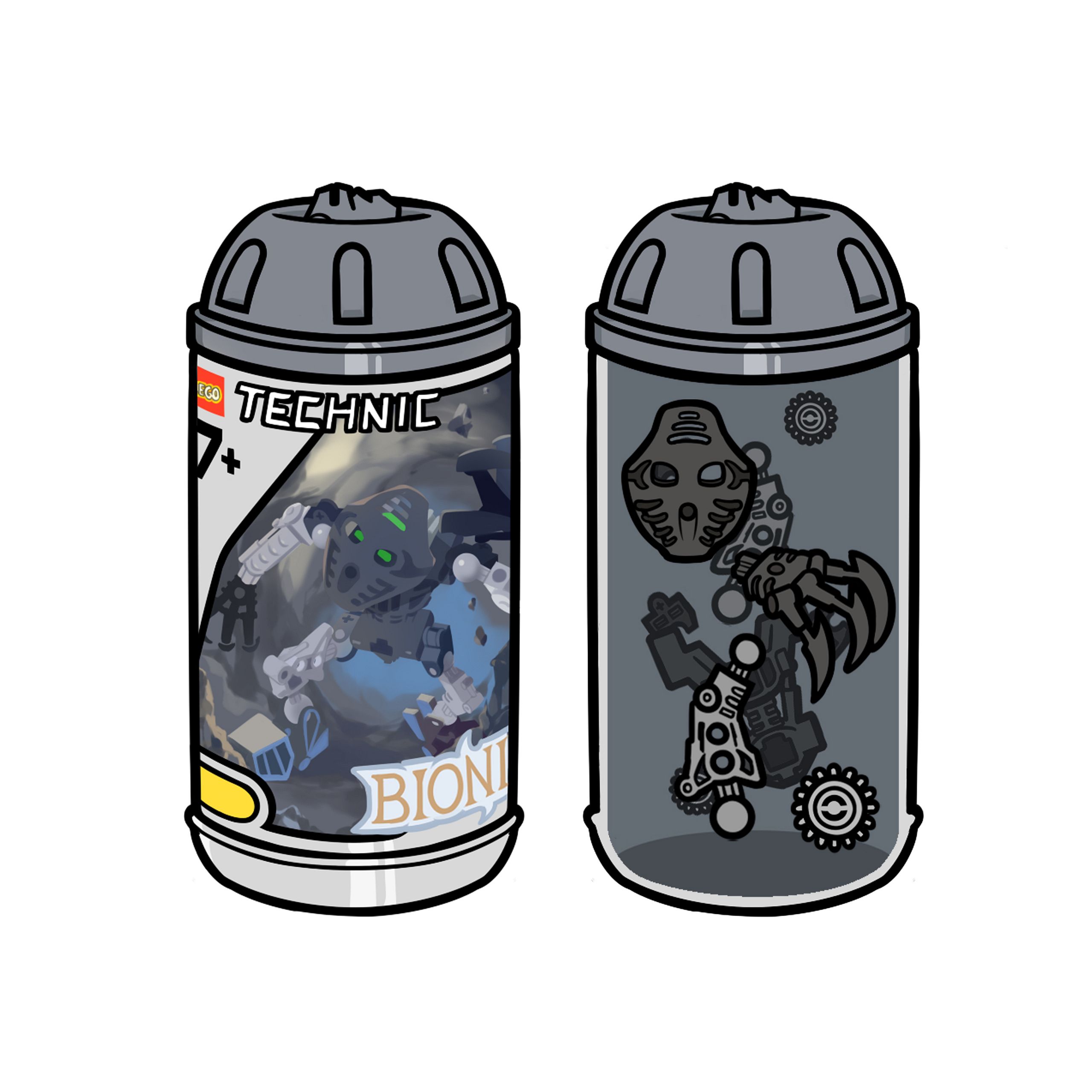 Toa Mata canister keychains