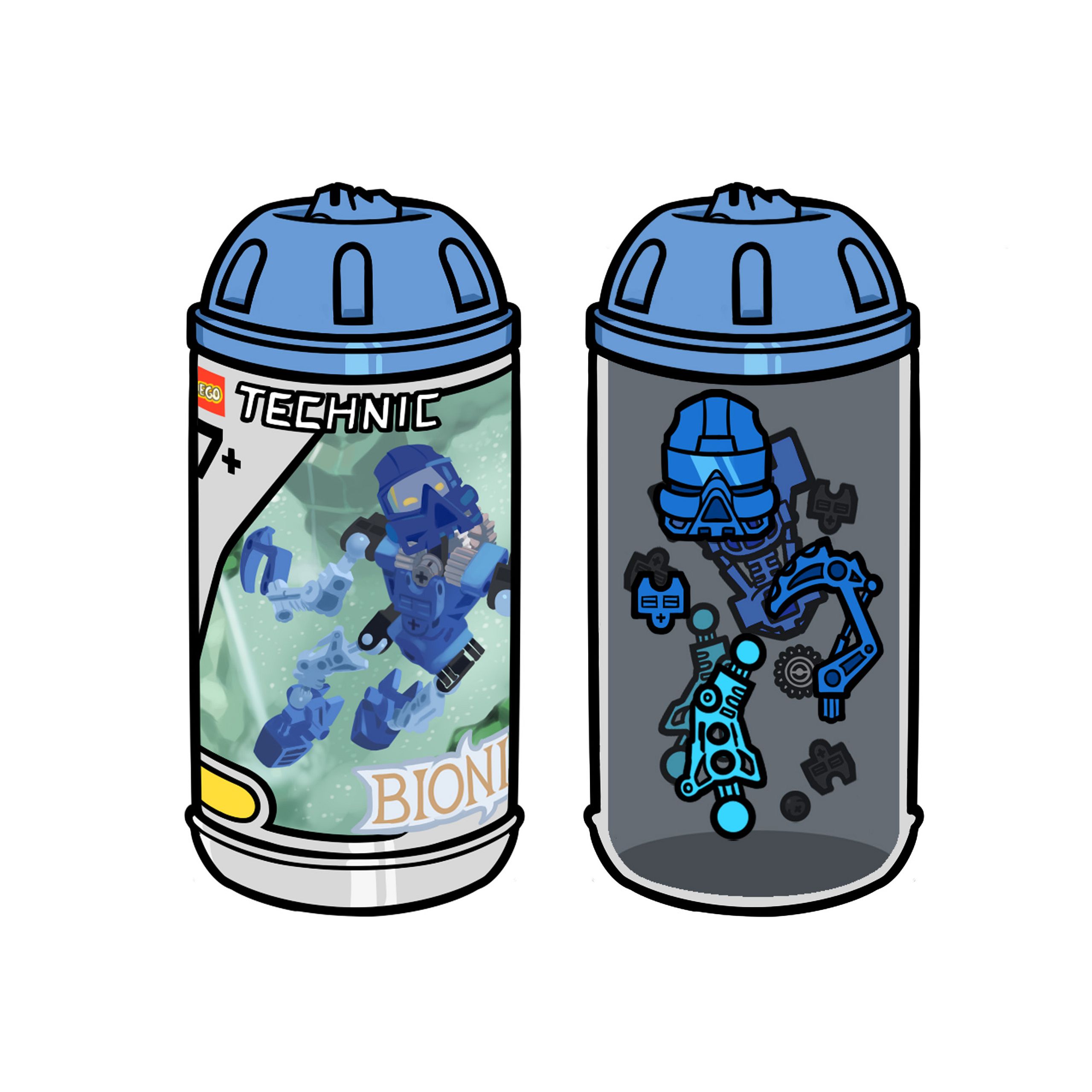 Toa Mata canister keychains