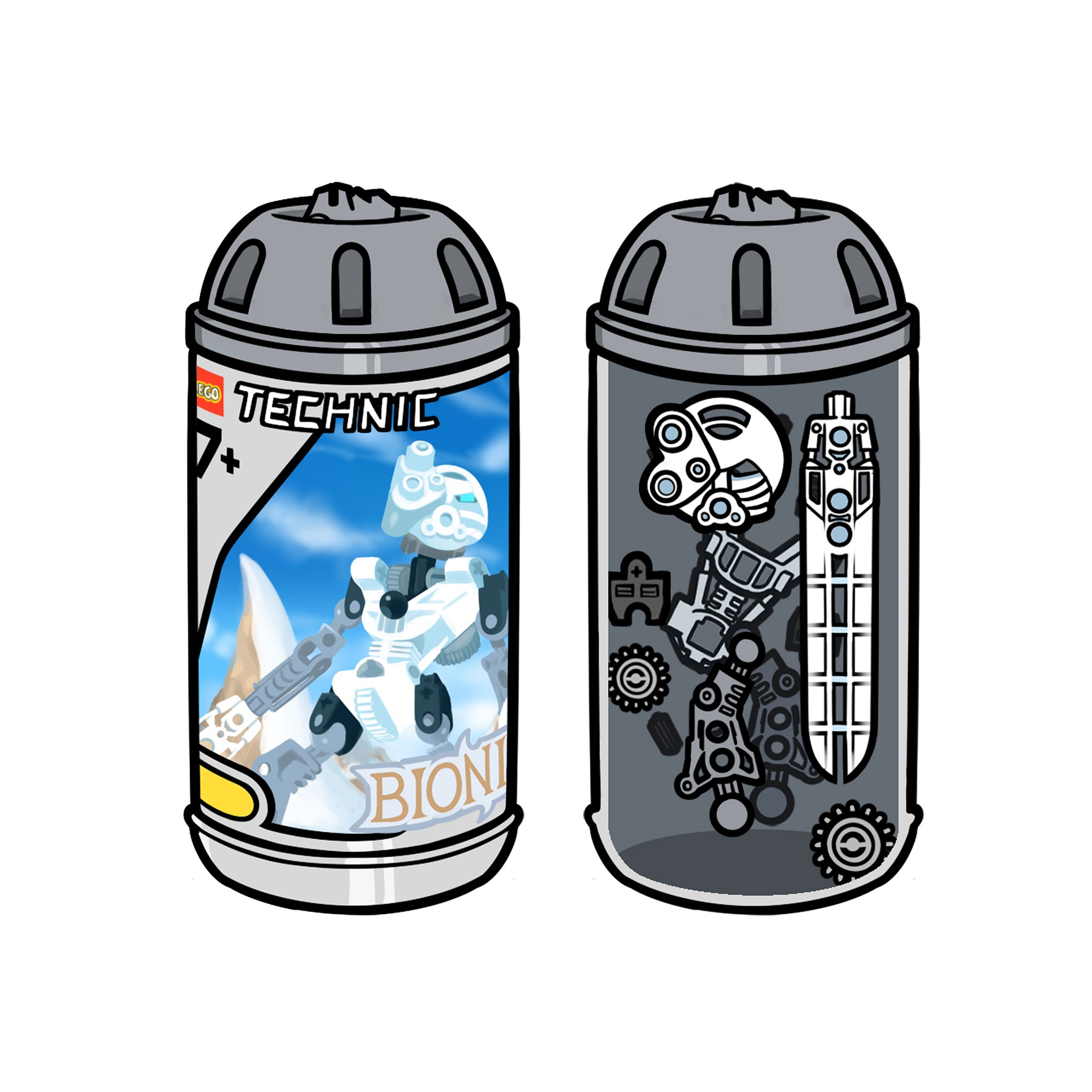 Toa Mata canister keychains