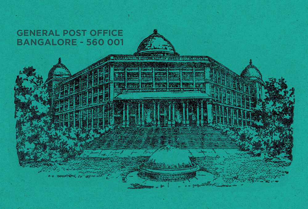 GPO BENGALURU - 10 POSTCARDS
