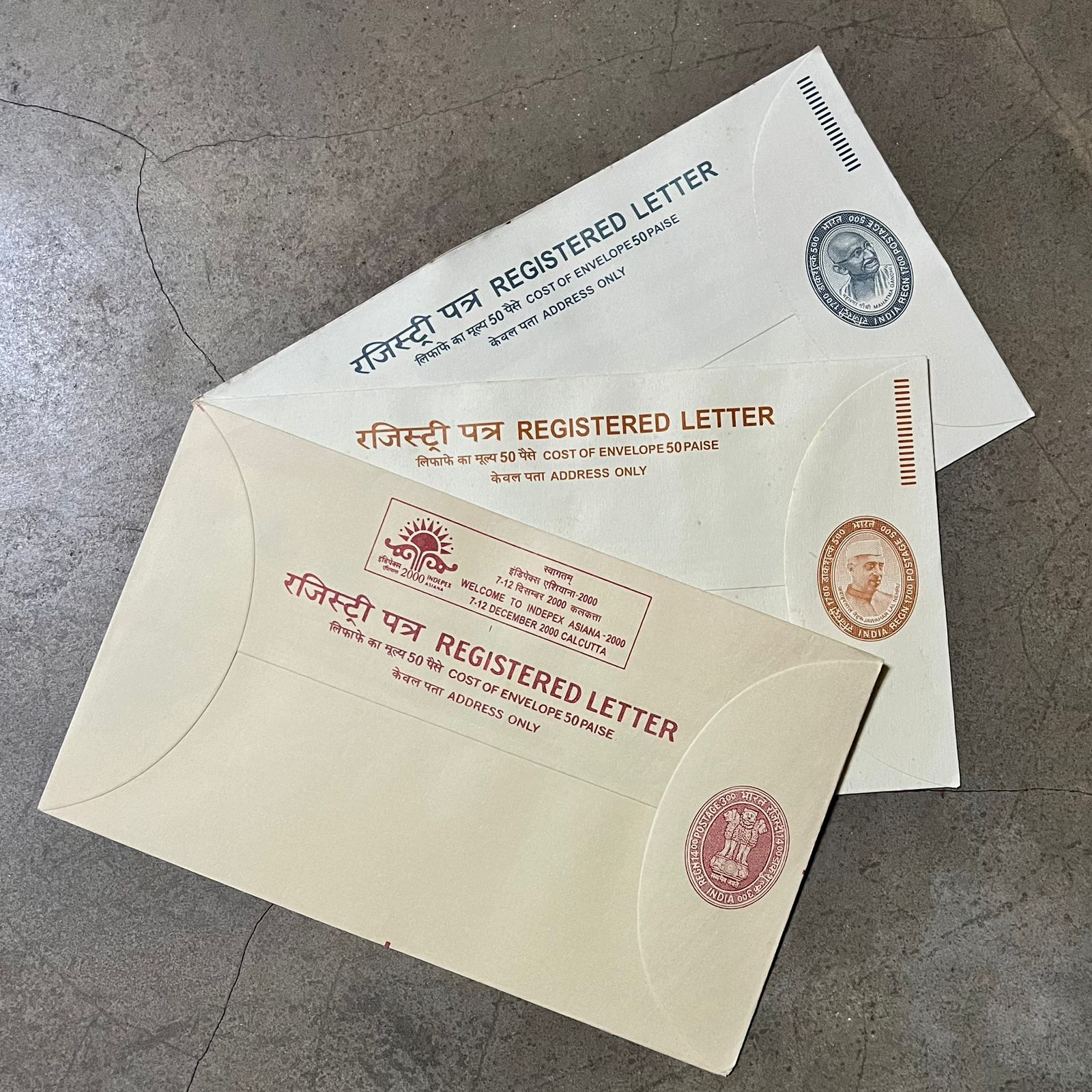 REGISTERED LETTER - 3 COVERS