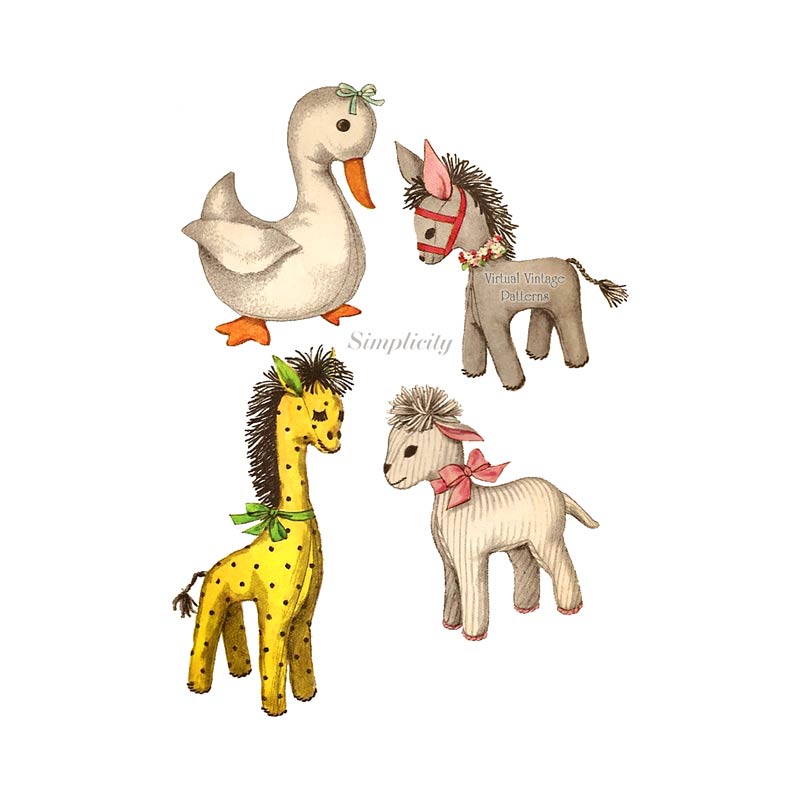 Craft & Doll Clothes Sewing Patterns | Virtual Vintage