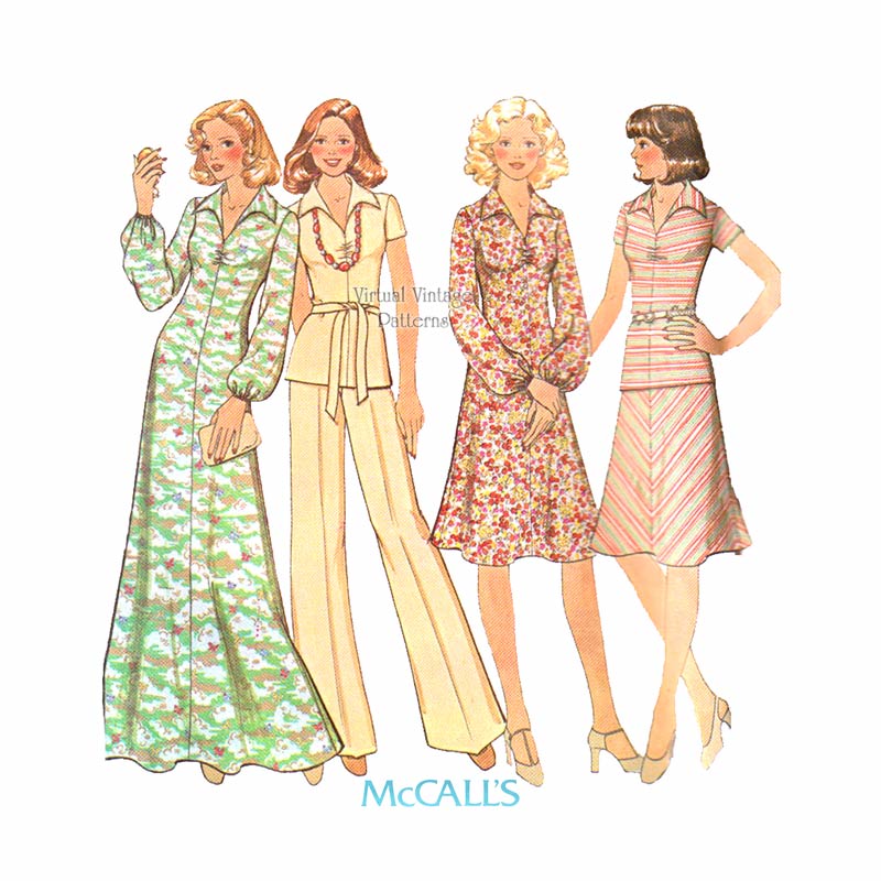 1960's & 70's Sewing Patterns | Virtual Vintage