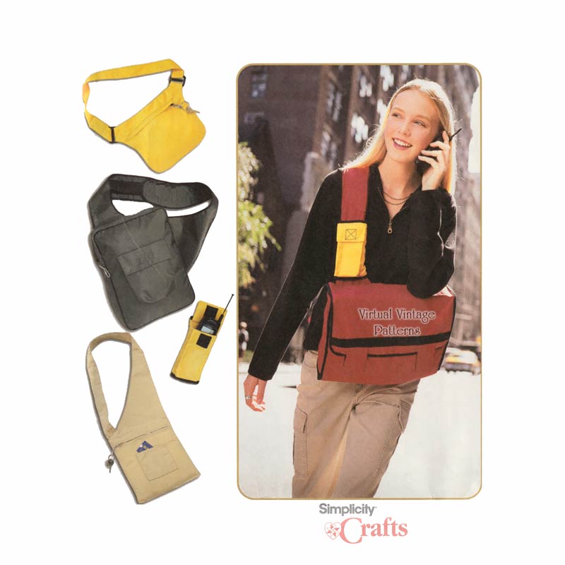 Crossbody Bag Sewing Pattern, Simplicity 9000